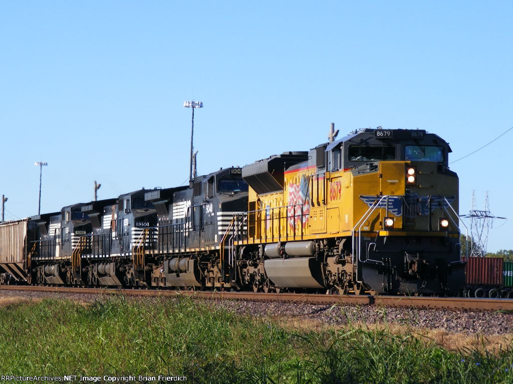 UP 8679 NS 9048 NS 8350 NS 8365